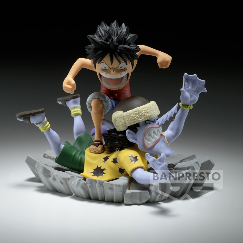 One Piece WCF Log Stories Figurine Luffy Vs Arlong