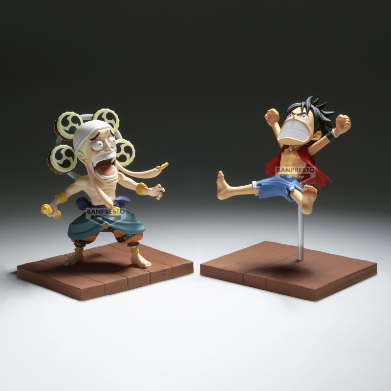 One Piece WCF Log Stories Figurine Luffy et Enel